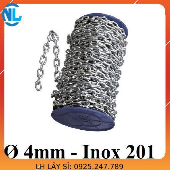 Stainless steel chain 304 phi 4 [ 4mm ] Thai Binh Vina steel cable ...
