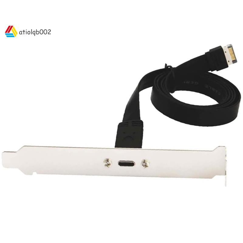 USB-C Panel Cable Mount Motherboard Header Extension Adapter,Front ...