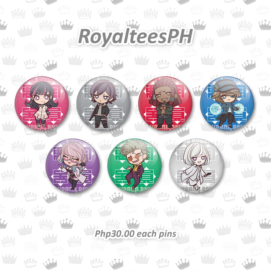 Akudama Drive Fan-made Anime Button Pins / Badge Batch 2 | Shopee ...