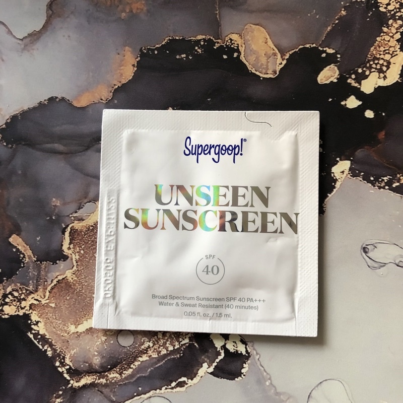 Supergoop Unseen Sunscreen SPF 40 Sample | Shopee Philippines