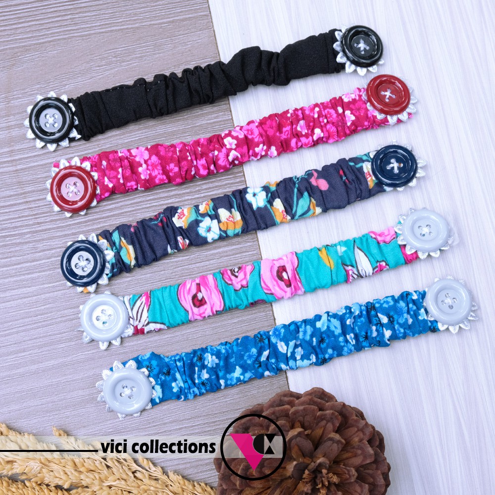 Mask Connector Hook Hijab Hijab Hijab Buttons Assorted Colorful Motifs ...