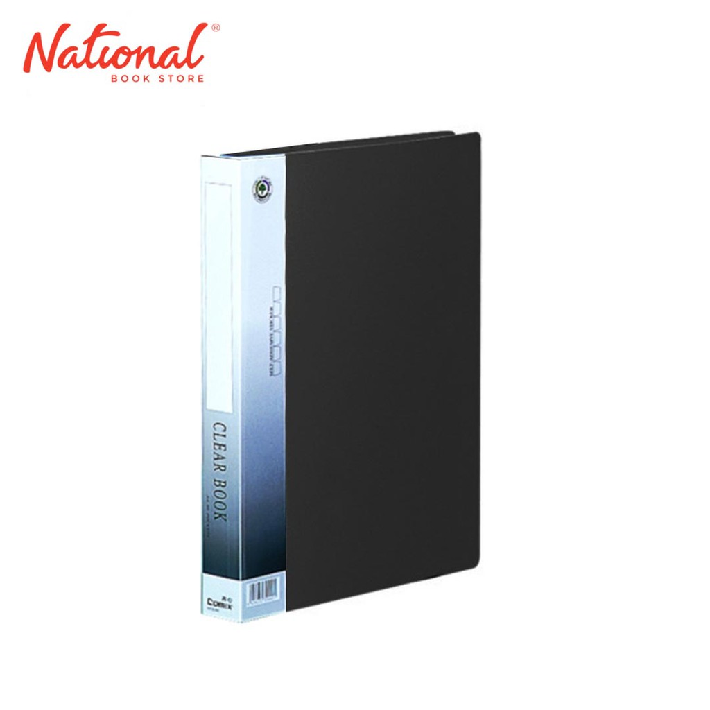 Comix Clearbook Fixed F20F Long 20Sheets Black National Book Store ...