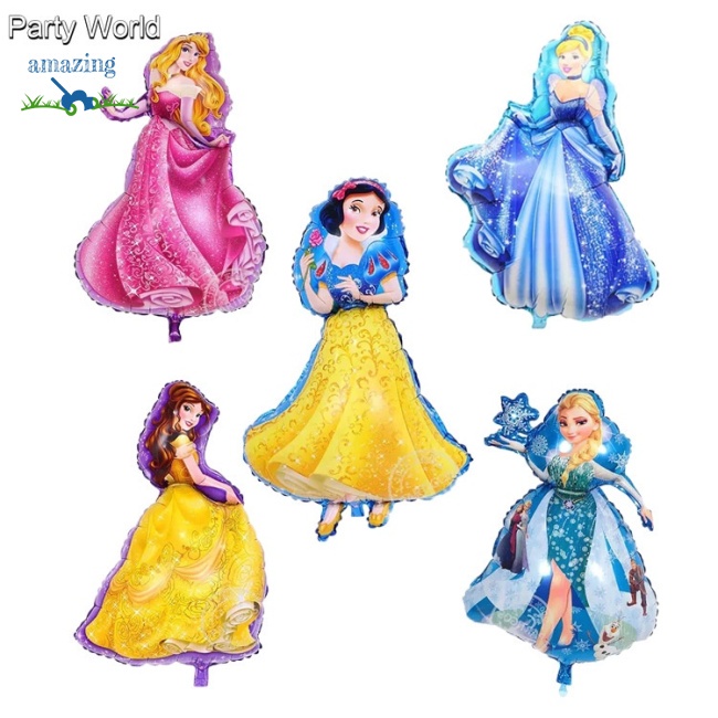 [AMA] New Disney Princess Balloon Set Cinderella Aisha Sleeping Beauty ...