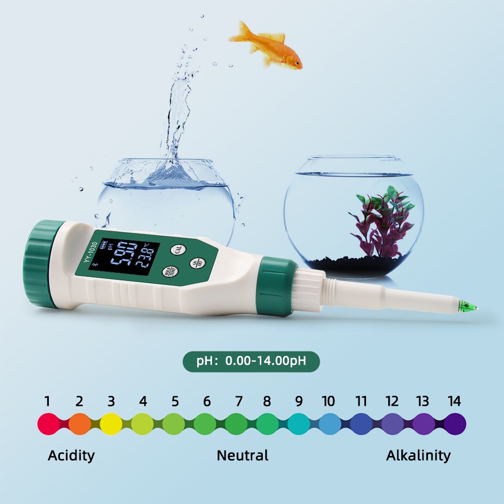 Yago Ph Meter For Food Glass Ph Tester For Water Soil Rice Bread Dairy ...