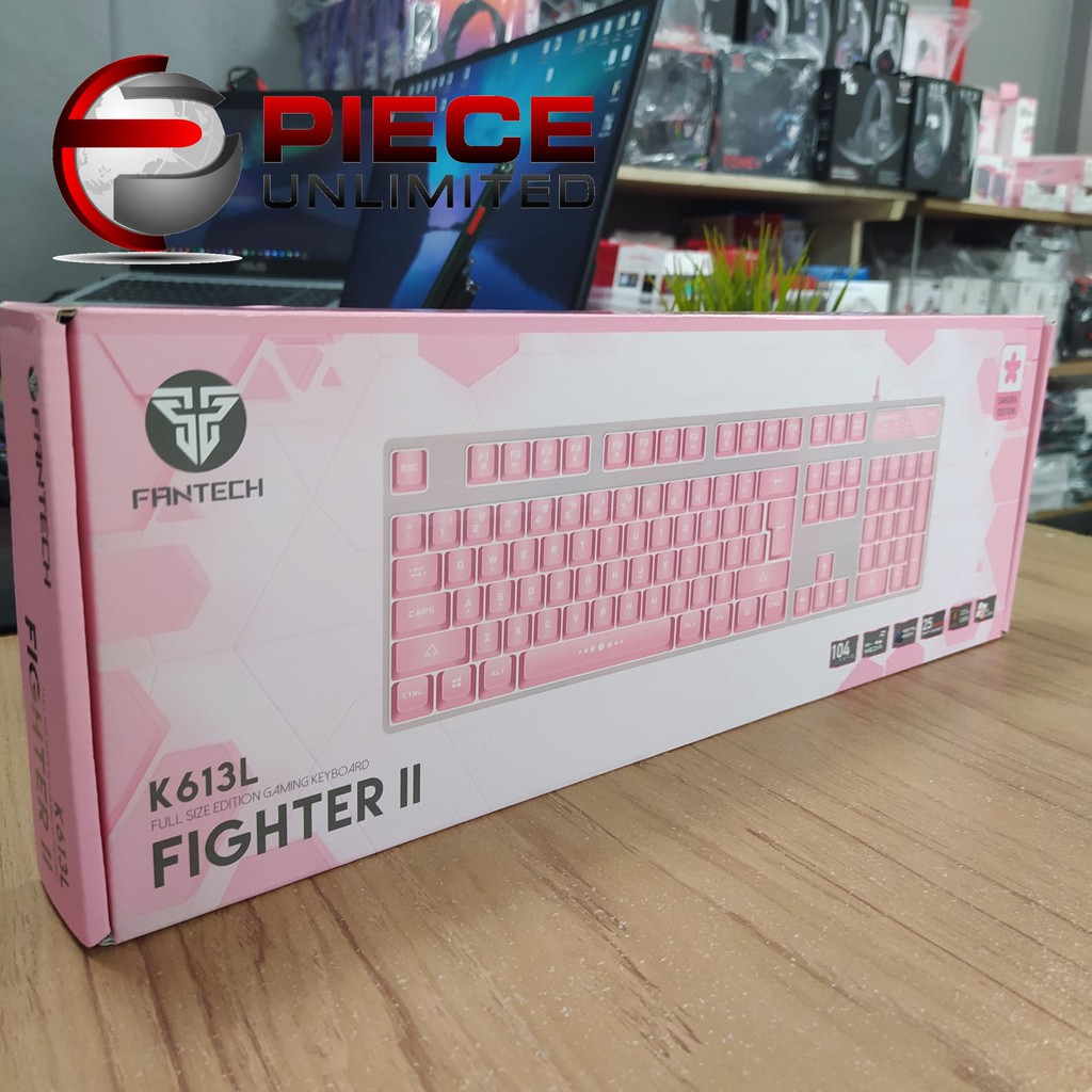 Fantech K613L Fighter II Sakura Edition Pink Gaming Keyboard | Piece ...
