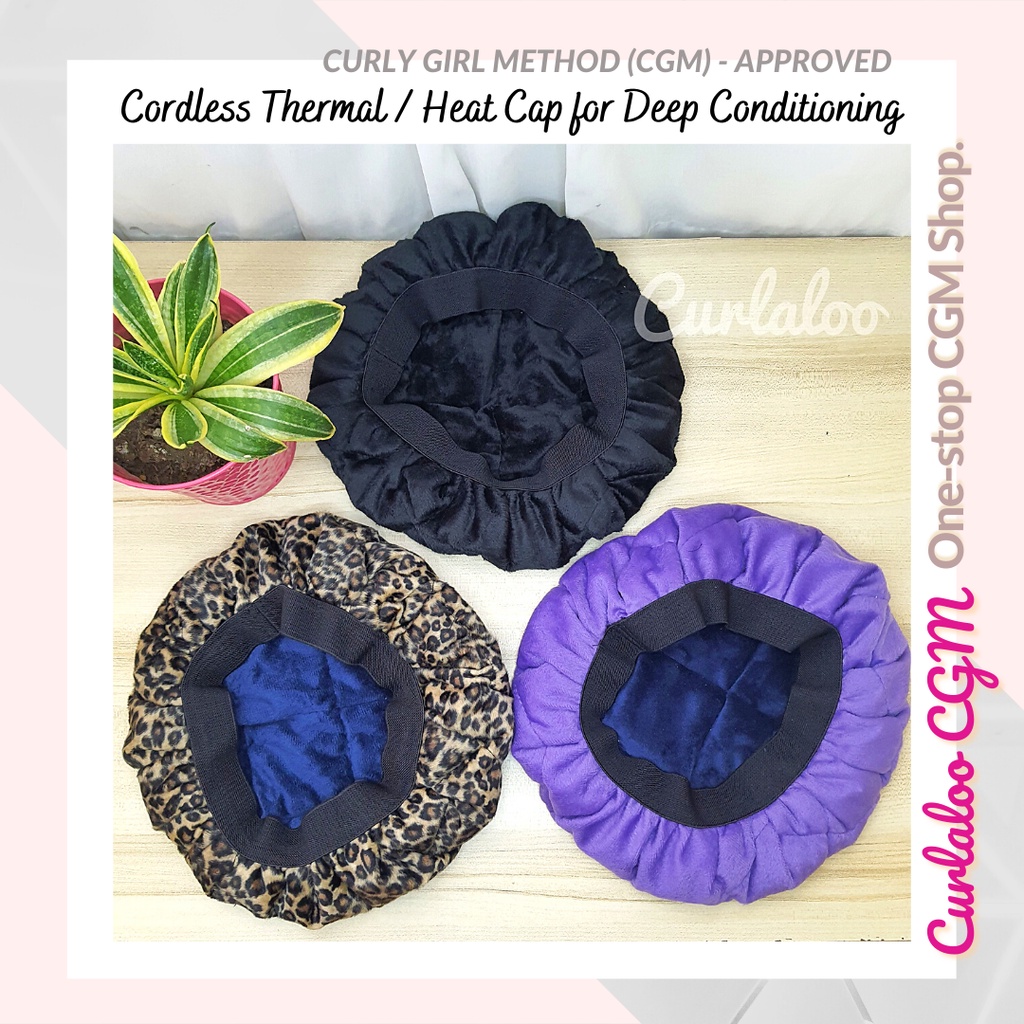 Curlaloo CGM Shop - Cordless Thermal Cap / Heat Cap for Deep ...