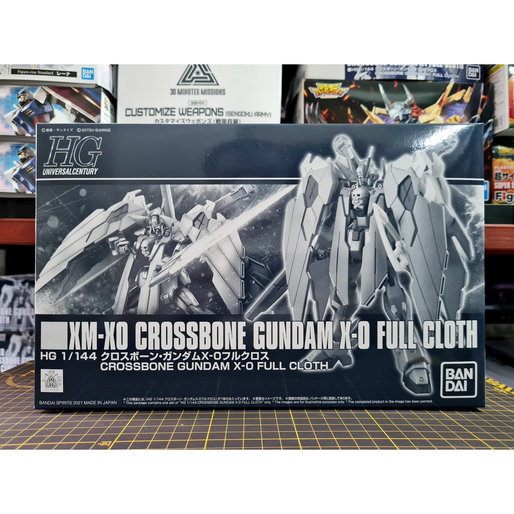 P-Bandai - HGUC - 1/144 Scale - XM-X0 Crossbone Gundam X-0 Full Cloth ...