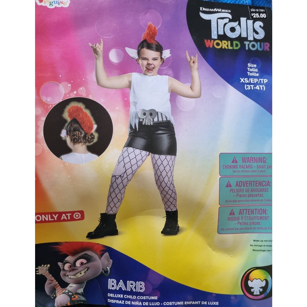 Original Trolls BARB Costume | Shopee Philippines