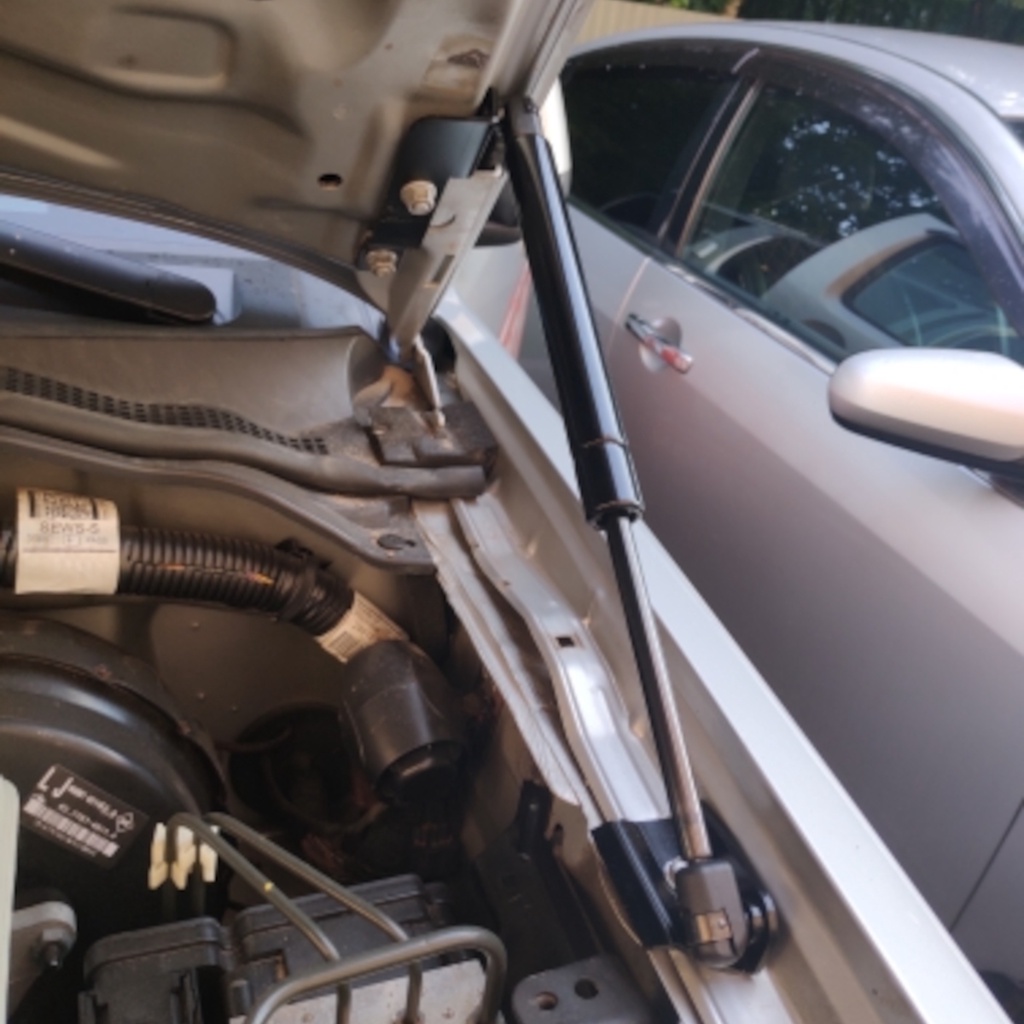 Front Engine Cover Gas Struts Bonnet Hood Lift Support Bar for Nissan ...