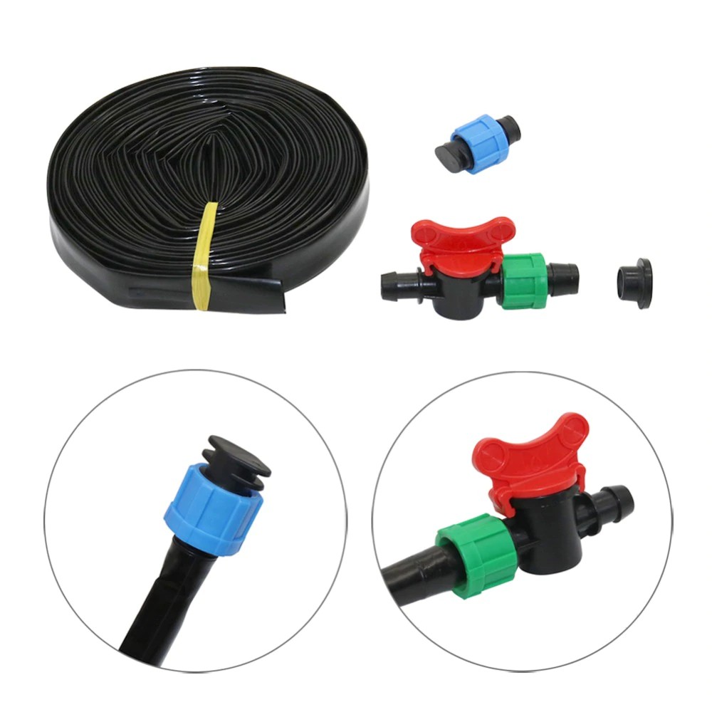 16mm Drip tape kit 20m irrigation Watering Tool with 15/20/30cm Space ...