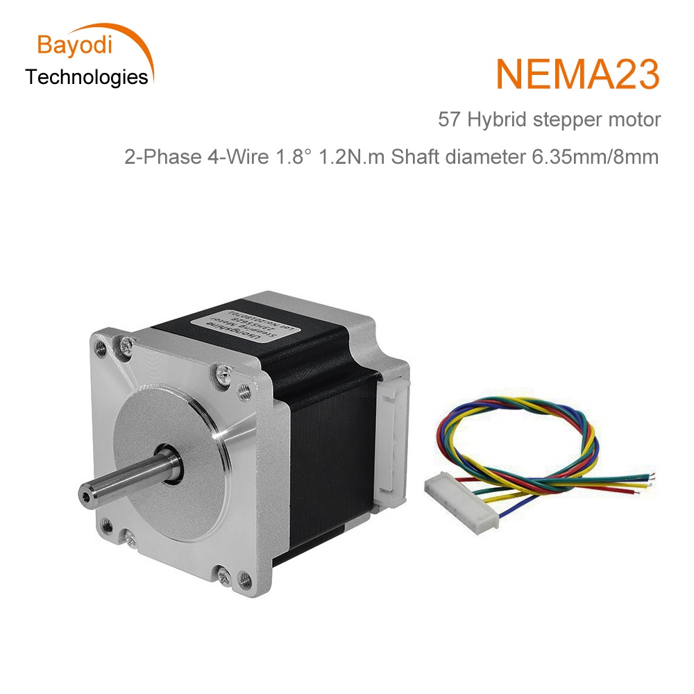 NEMA23 57BYGH Hybrid Stepper Motor 23HS5628 1.2NM Large Torque Engraving Machine Drive Screw Rod ...