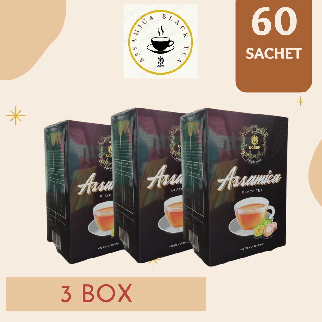 Assamica Black Tea (20 Tea bags Per 1 box)Legit and Original Packaging ...