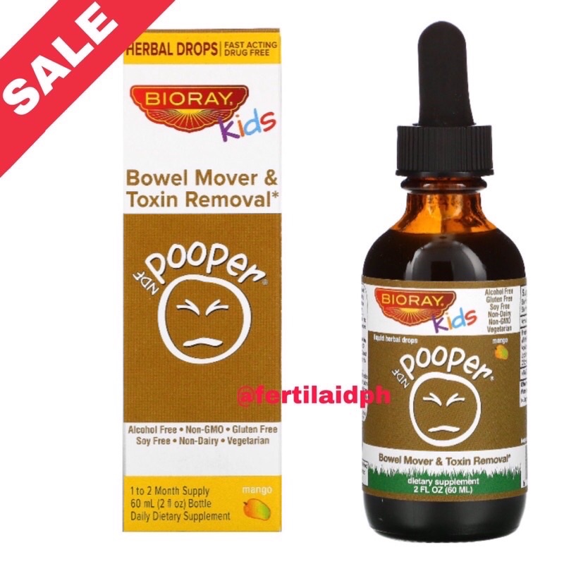 Bioray Kids NDF Pooper Bowel Mover and Toxin Removal 60ml constipation ...