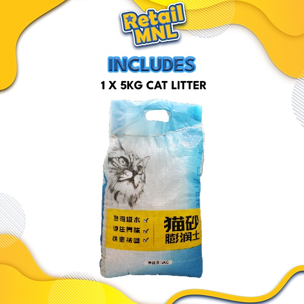 Retailmnl Feline Tofu Cat Litter or Bentonite Sand For Poop Flavored 6L ...