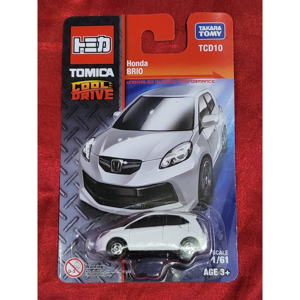 Tomica Cool Drive TCD-10 Honda Brio (White) (Takara Tomy) | Shopee ...
