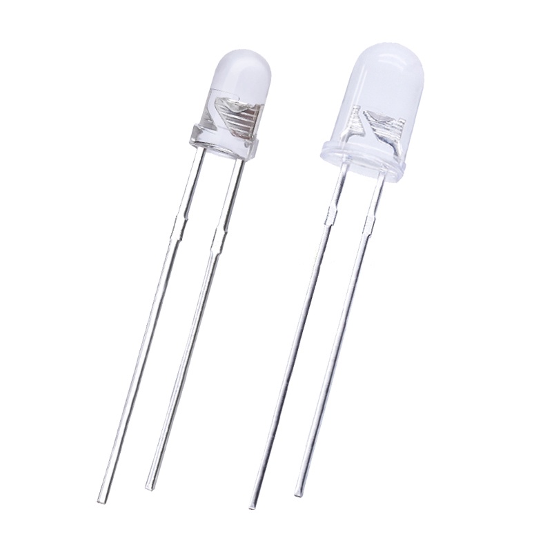 1000Pcs F3 F5 LED 3mm 5mm LED Transparent Round 5mm Super Bright Water ...