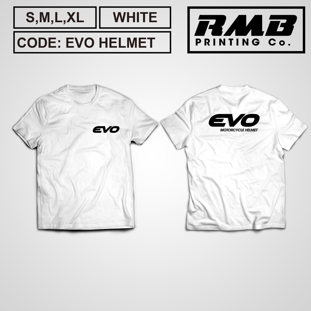 EVO Helmet Inspired T-Shirts / EVO Helmet Shirts | Shopee Philippines