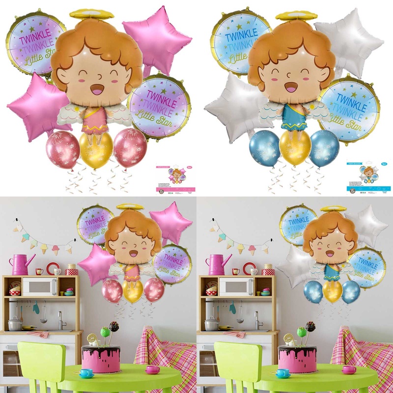 HO Cute Little Angel Aluminum Film Balloon DIY Party Decor Background ...