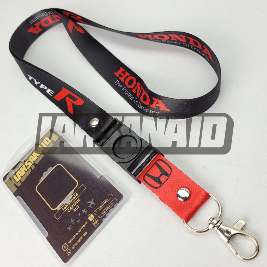 Honda TYPE R HONDA CAR ID CARD STRAP LANYARD PLUS HOLDER | Shopee ...