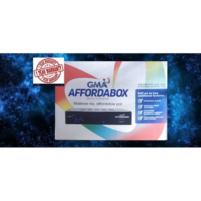 GMA Affordabox Digital Receiver.( on hand/Original). | Shopee Philippines