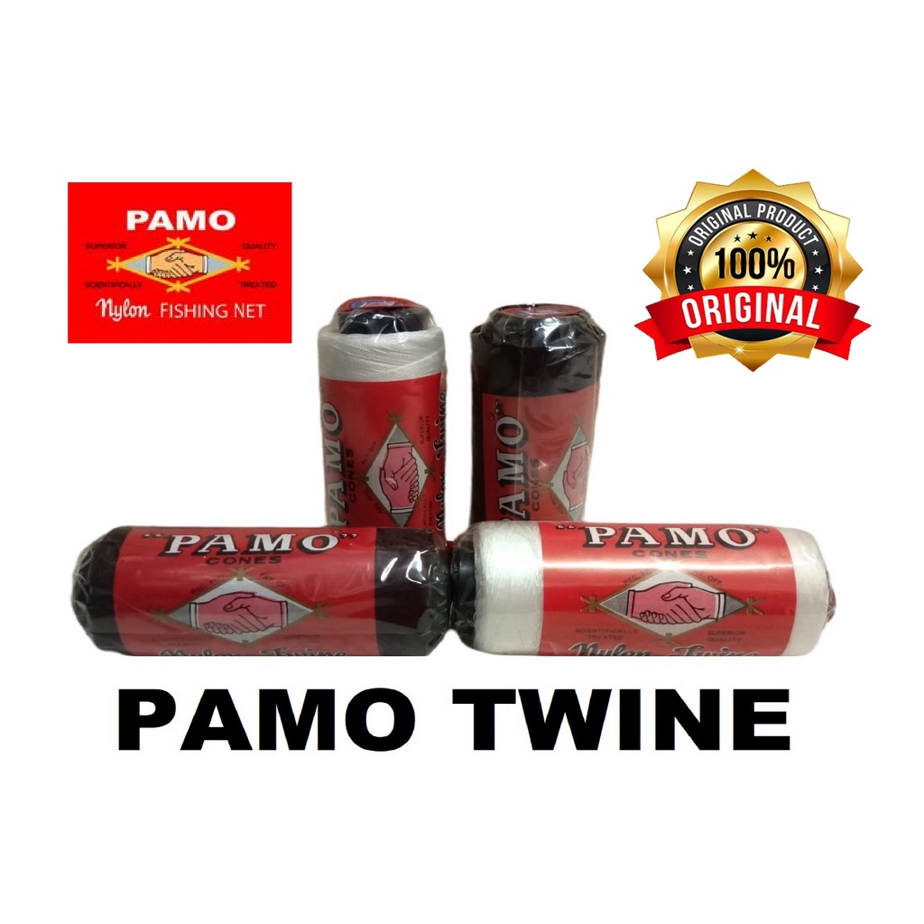 PAMO MULTIFILAMENT NYLON TWINE CONE 60g PAMO NYLON TWINE | Shopee ...