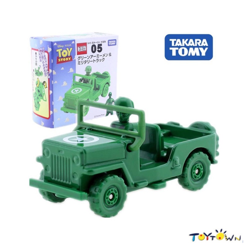 Takara Tomy Dream Tomica Toy Story 05 Green Army Men And Military Motor ...
