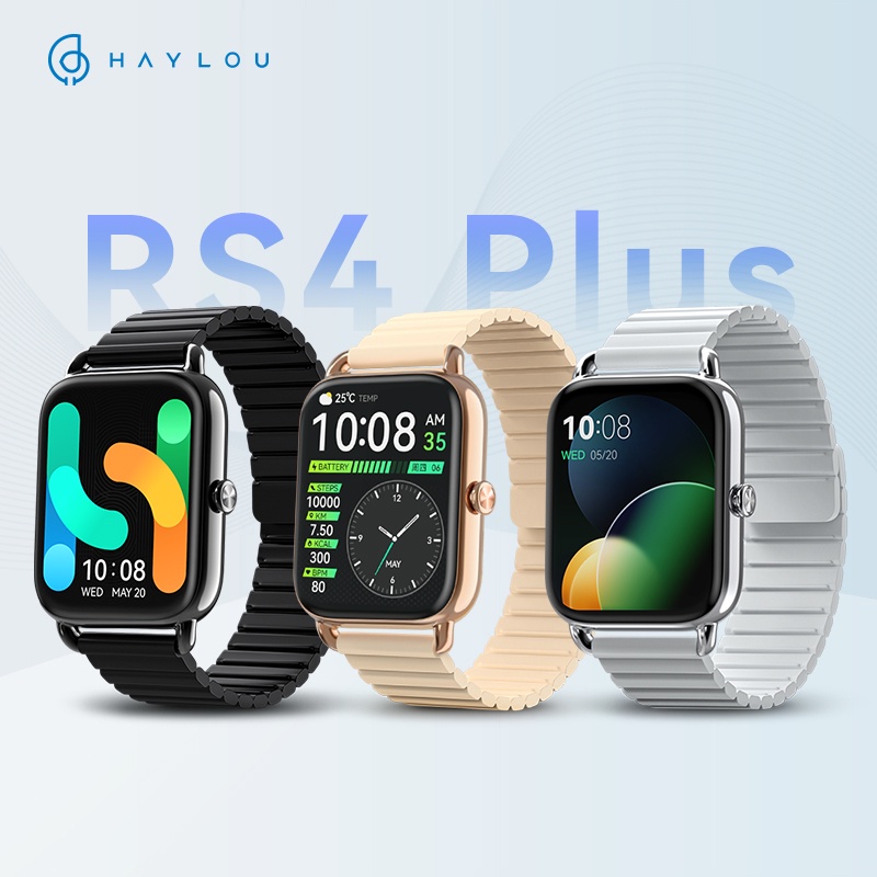 Haylou RS4 Plus Smartwatch 1.78"Amoled Display IP68Waterproof 100 ...