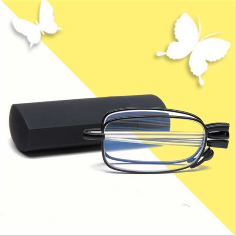 Anti-Blue Ray Folding Telescopic Foot Men And Women Reading Glasses ...