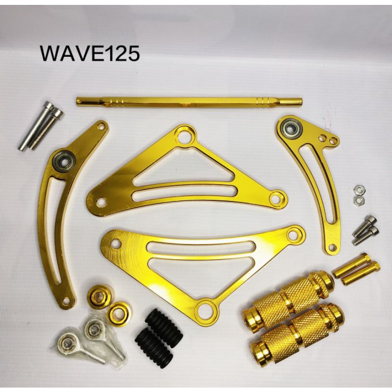 Rear Set/Half Shifter FX Racing Brand for WAVE125 | Shopee Philippines