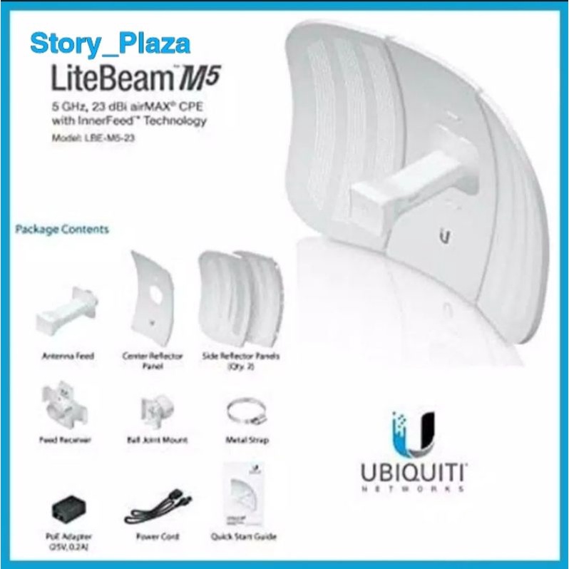 Ubiquiti LiteBeam LBE M5-23 Lite Beam 5GHz 23dBi ( Wifi Router ...