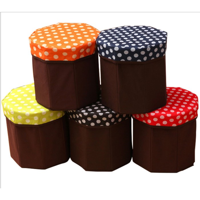 Multifunction Polkadot Box (sekaligus Bench Versatile Box) | Shopee ...