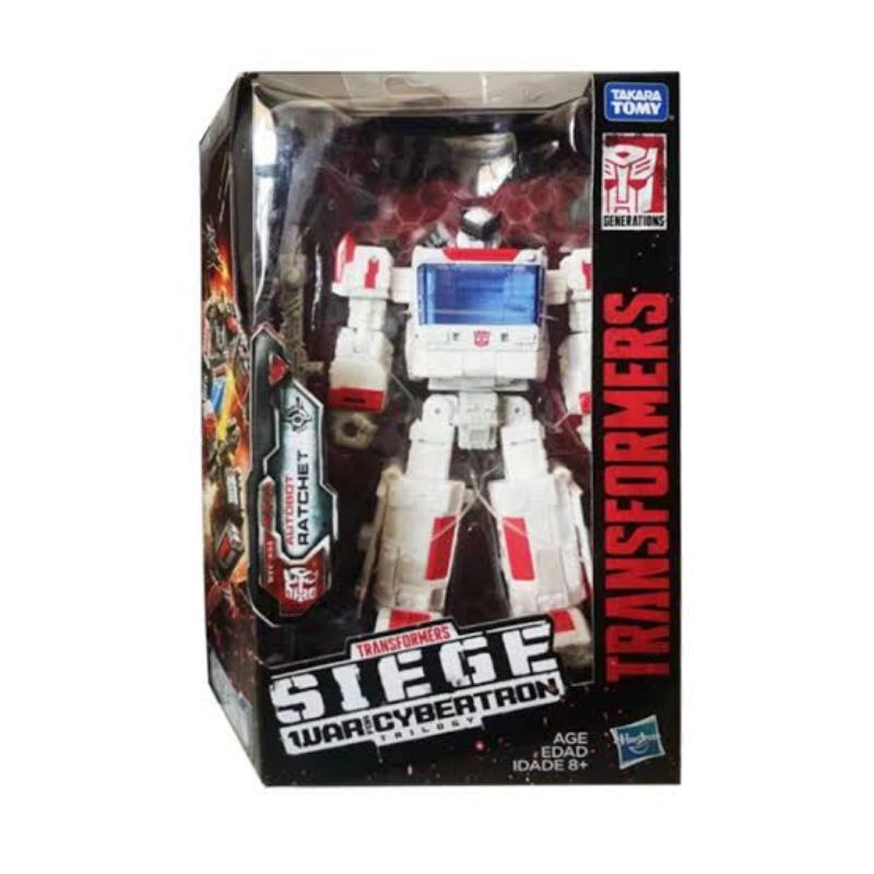 TRANSFORMERS SIEGE RATCHET DELUXE CLASS WALGREENS EXCLUSIVE | Shopee ...