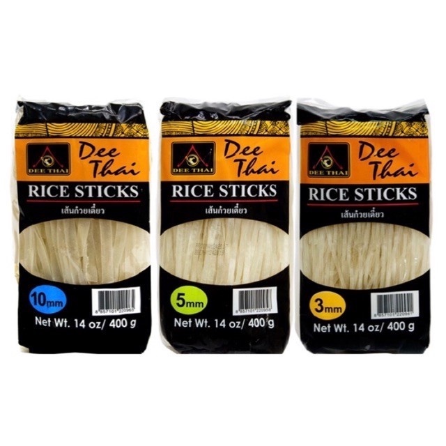 Dee Thai Rice Noodles / Rice Sticks 5mm / 10mm / 3mm for Padthai Laksa ...