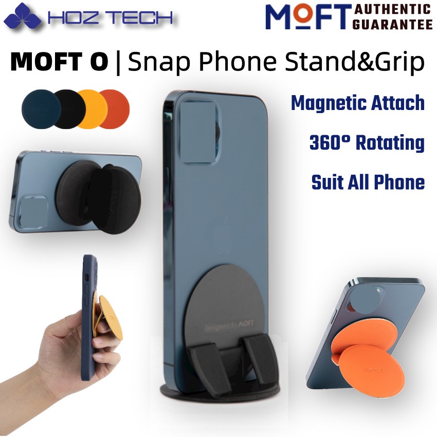 MOFT O Snap Phone Stand&Grip,Suit For All SmartPhone Portable Invisible Phone Stand(Magnetic ...