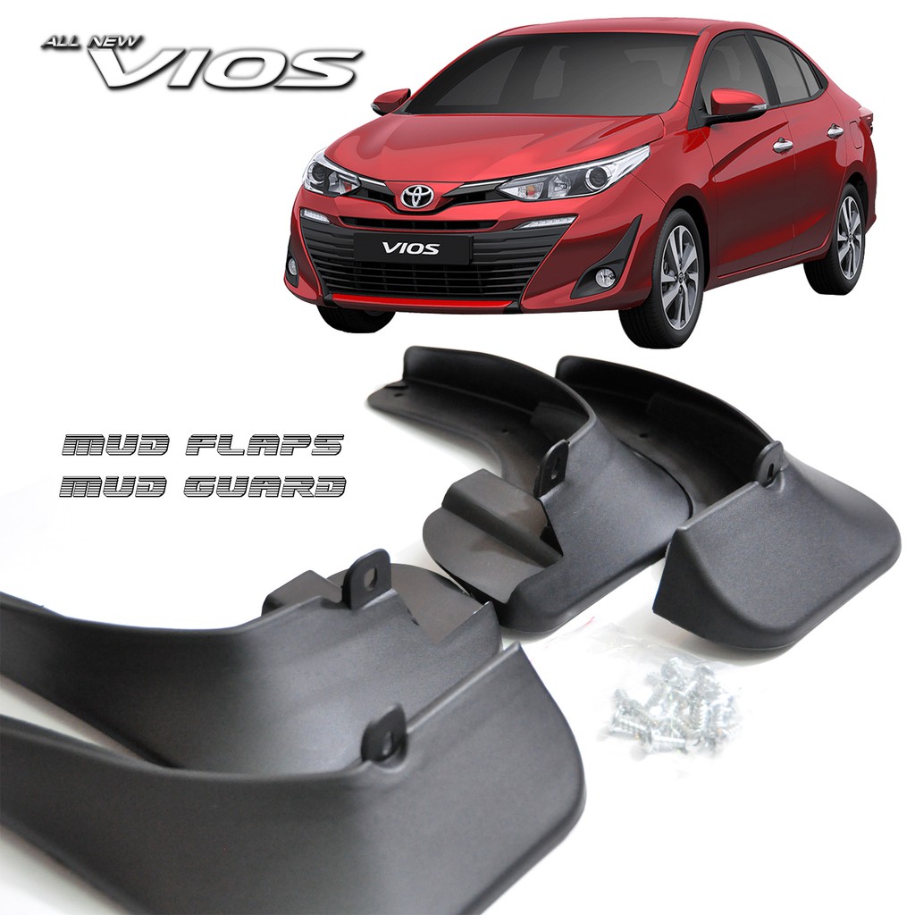 Mudguard Toyota Vios Gen4 2018-2023 Mud Flap / Mud Guard Splash Guards ...