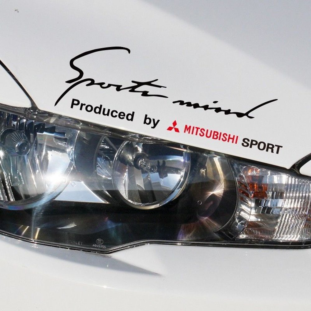 Mitsubishi sport mitsubishi mind sport sticker | Shopee Philippines
