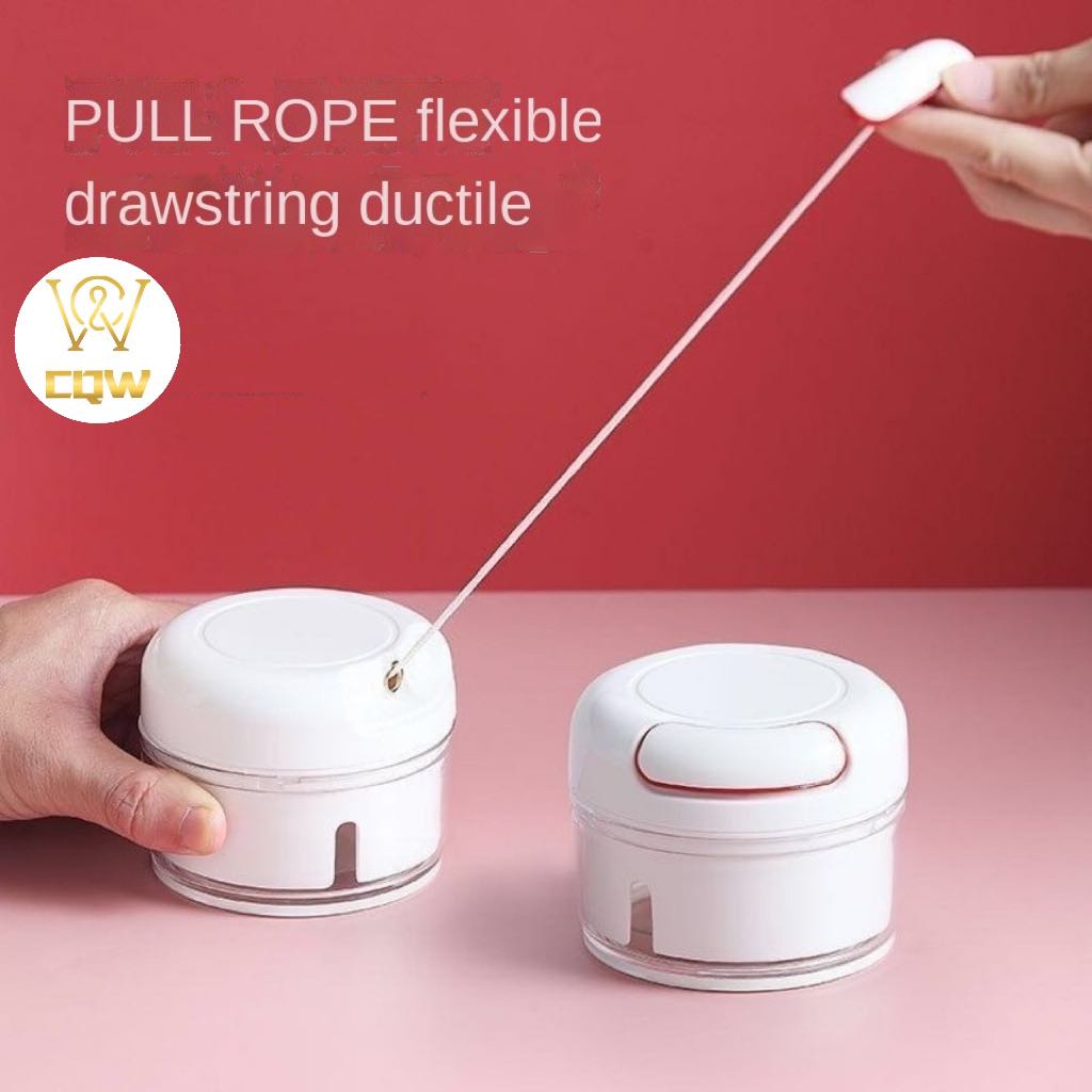 CQW.NO1 Mini Food Chopper Hand Pull Garlic Grinder Onion Ginger Masher ...