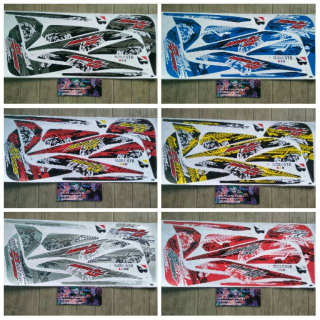 Yamaha Mio Soul GT 115 Vinyl Multicolor 1 Set Striping Sticker for ...