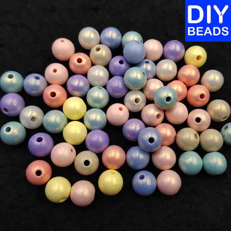 Diy Beads Matte Rainbow Round Beads (250grams) | Shopee Philippines