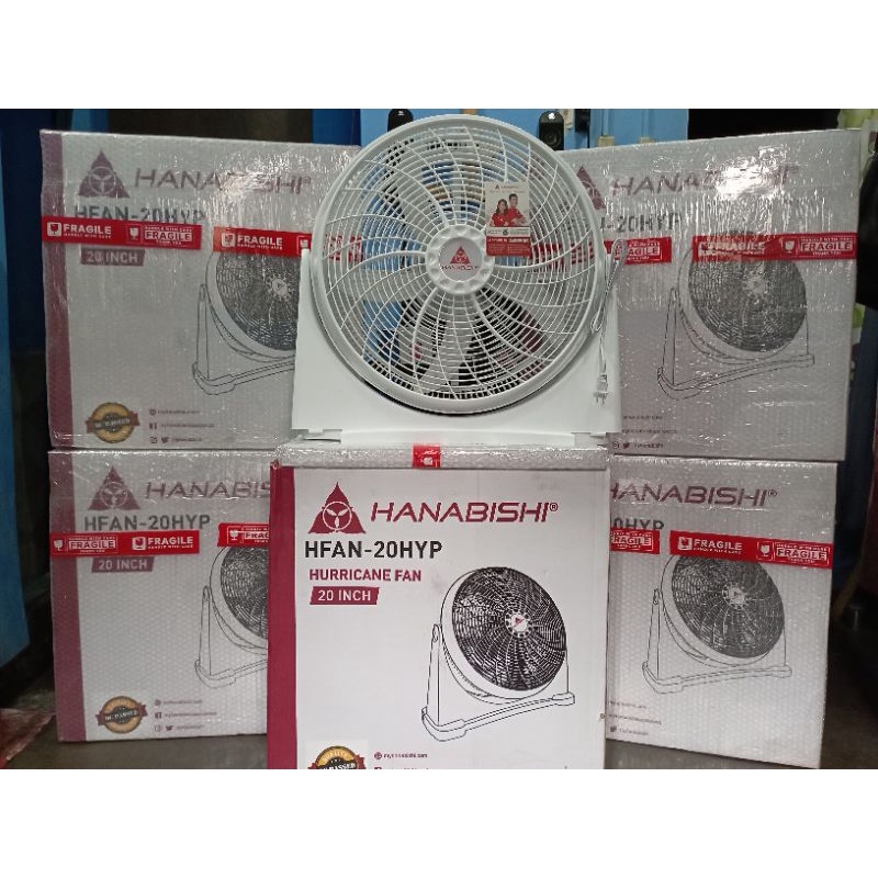 Buy1Get1 20" Hanabishi Hurricane Fan | Shopee Philippines