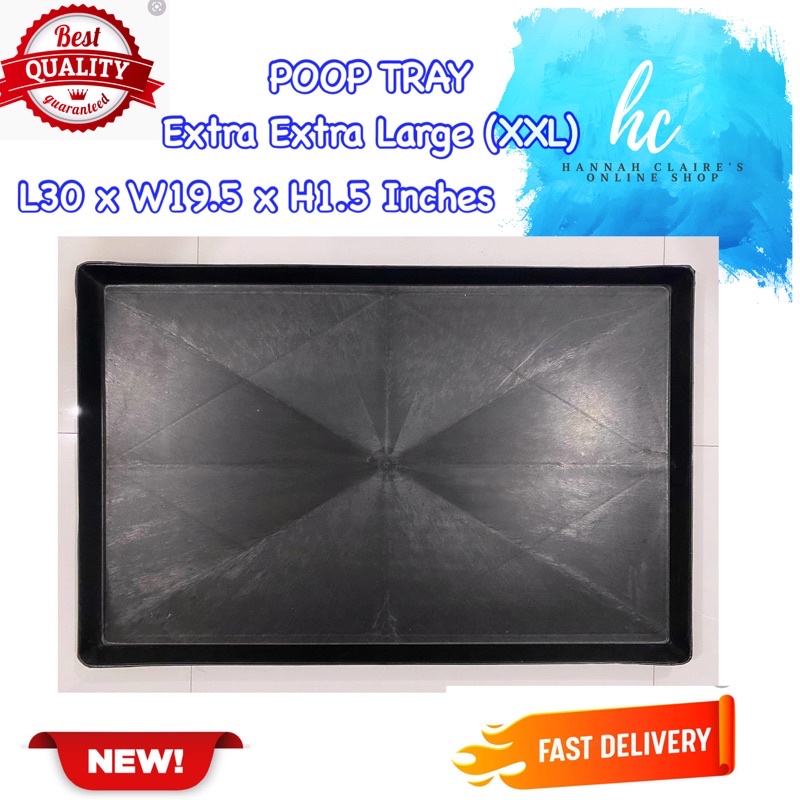 High Quality Poop Tray Size M-XXL for Collapsible Cage & Foot Matting ...