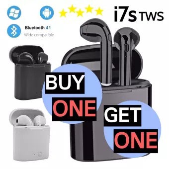 Buy 1 Take 1 Promo i7S TWS Bluetooth Wireless Headset Binaural Call ...