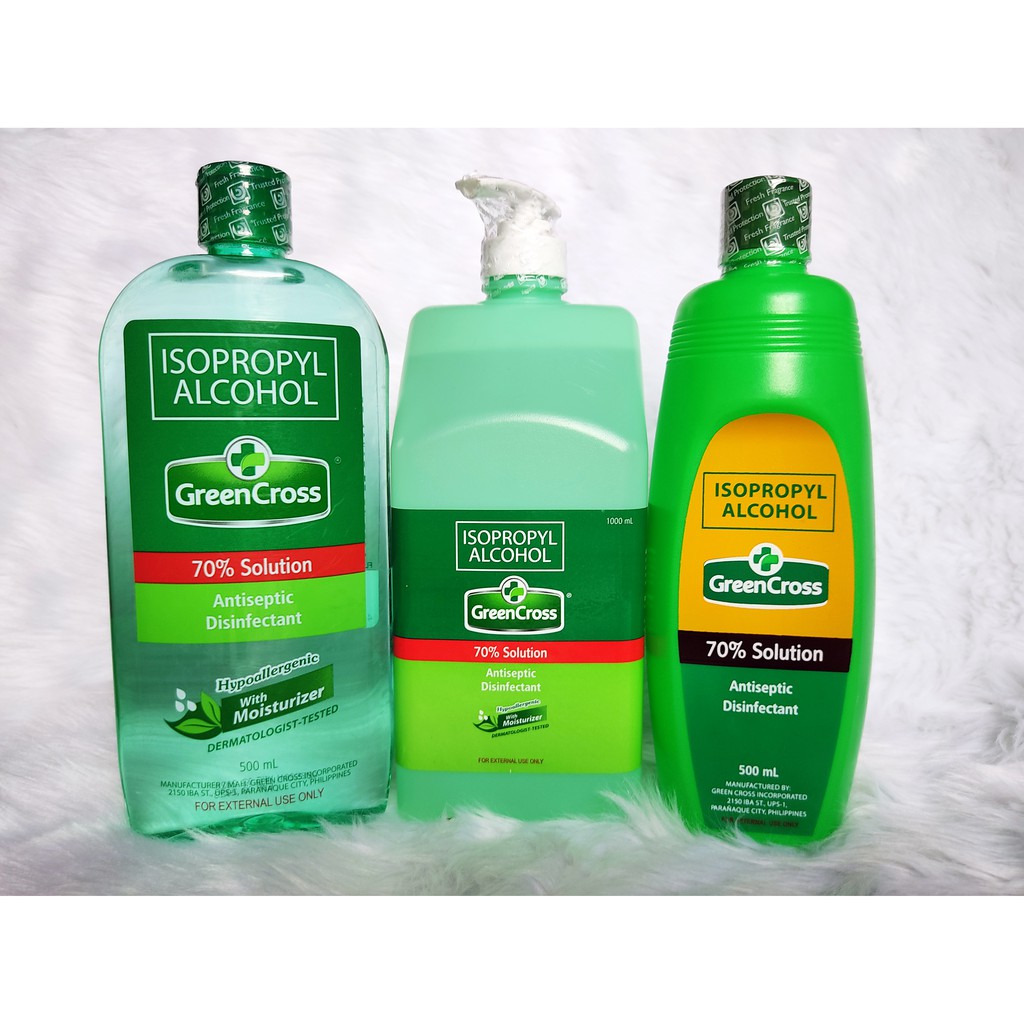 GreenCross isopropyl alcohol 500ml/ 1000ml with moisturizer / Regular ...
