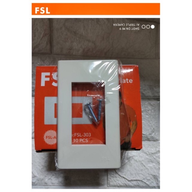 Fsl 3-gang platefsl-303 high quality | Shopee Philippines