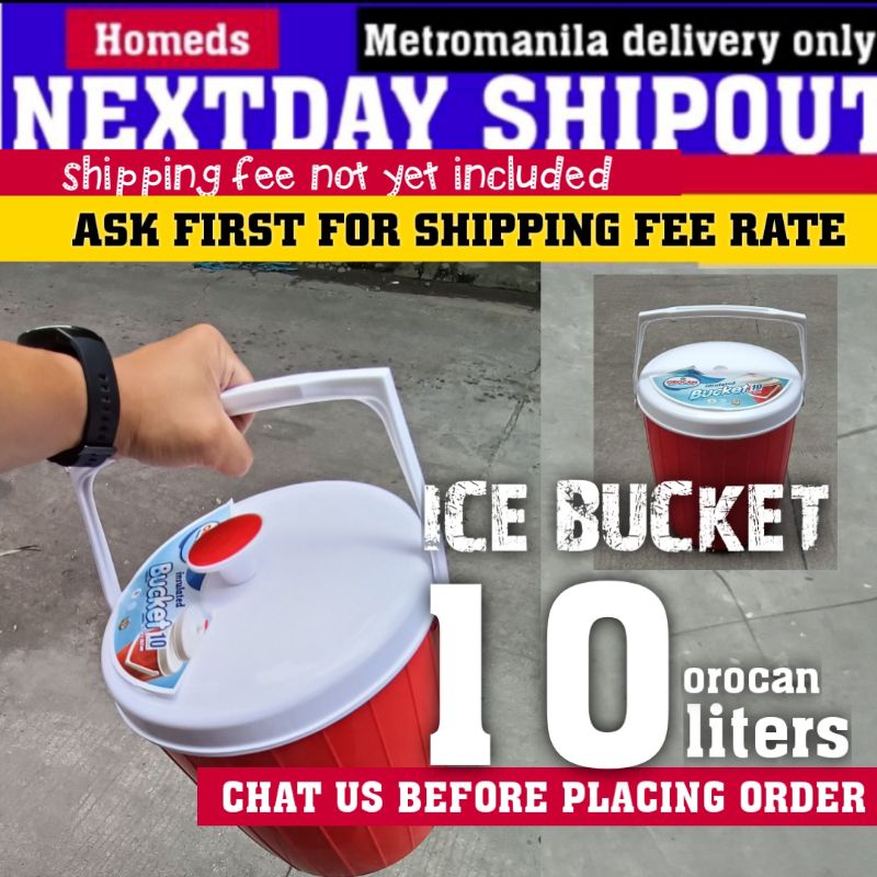 orocan ice or rice bucket 10liters insulated ES | Shopee Philippines