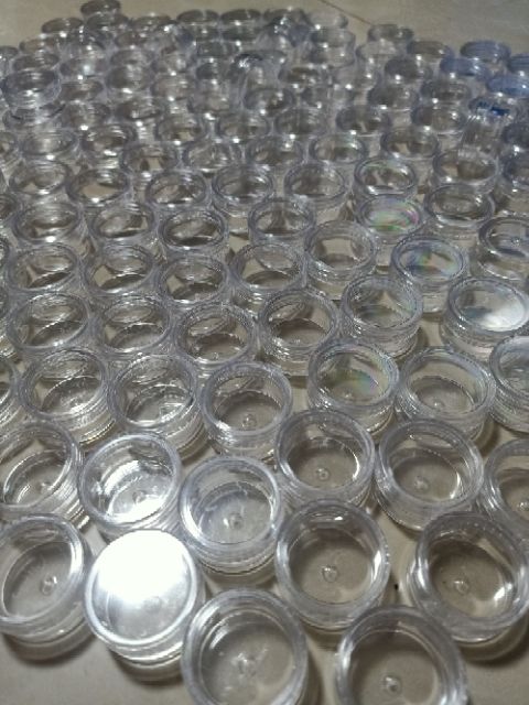 Plastic glass container 5g and 10g acrylic | Shopee Philippines