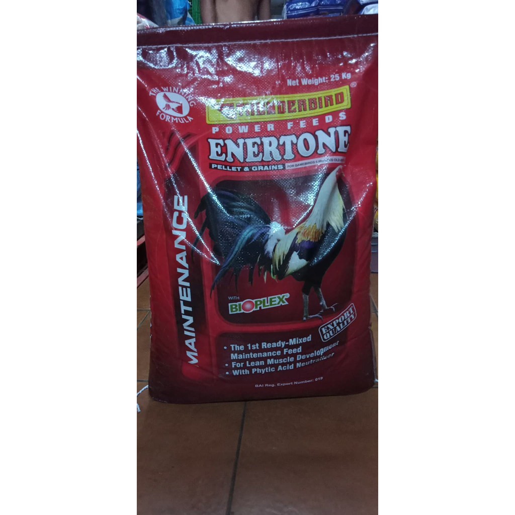 Thunderbird Enertone feeds ( 25 kg sack) | Shopee Philippines