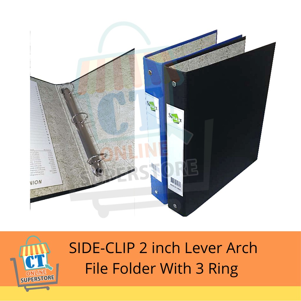 3-Ring Binder Folder 2inch can fit A4 and Short Paper Size | Shopee ...