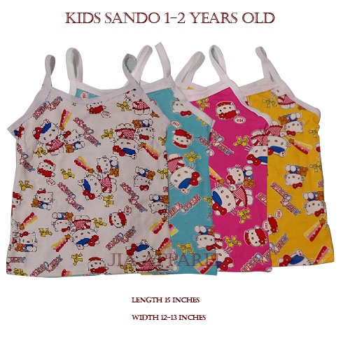 GIRL'S SANDO (1-2 YEARS OLD) | Shopee Philippines