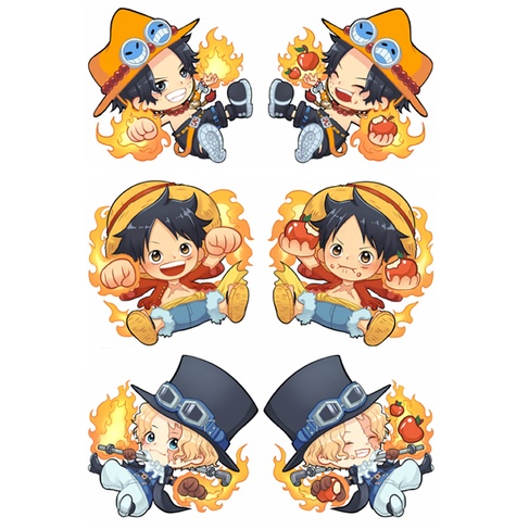 ASL Brothers One Piece Sticker [Ace, Sabo, Luffy] | Shopee Philippines